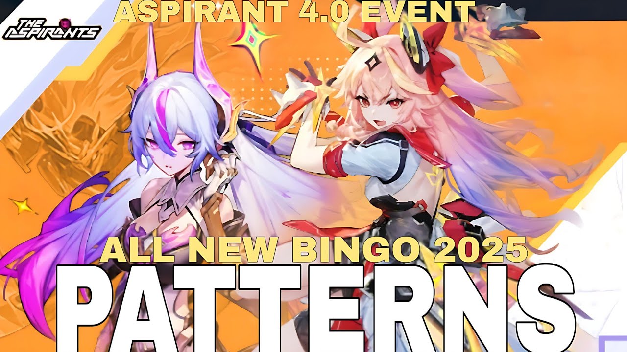 ASPIRANTS BINGO PATTERNS 2025 WITH SKINS - MLBB - YouTube