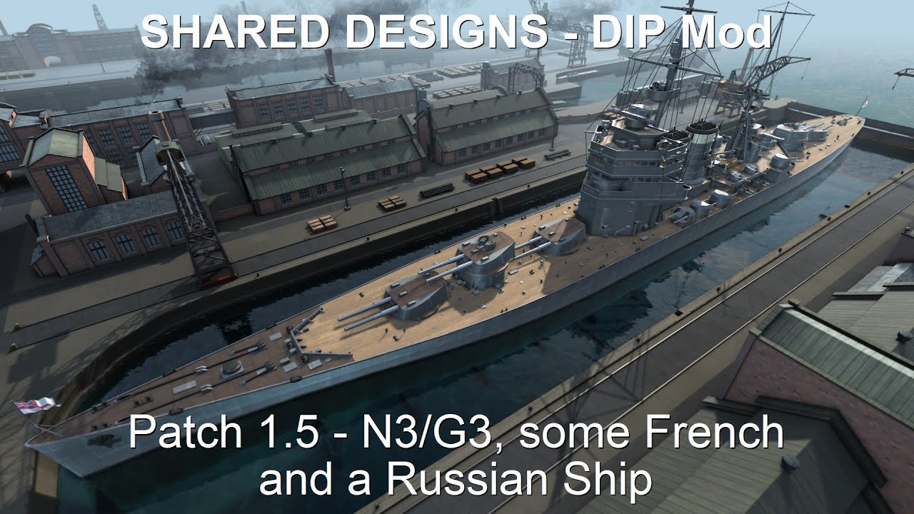 Ultimate Admiral Dreadnoughts - New Hulls in 1.5 - N3, G3, some French ...