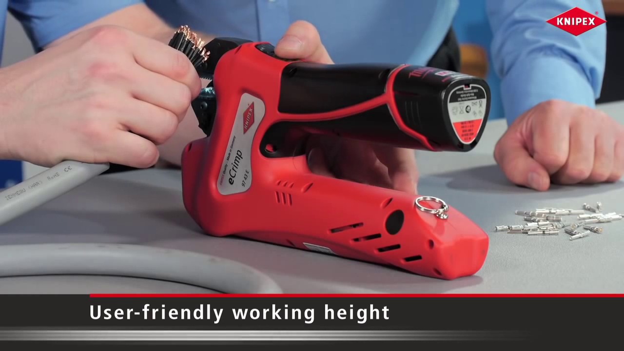 KNIPEX eCrimp English, short version - YouTube