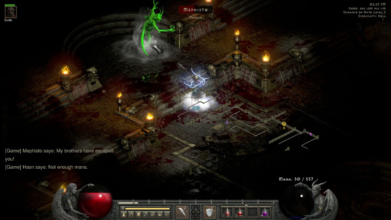 Looting Bonehew Ogre Axe from Mephisto - Diablo II Resurrected - D2R ...