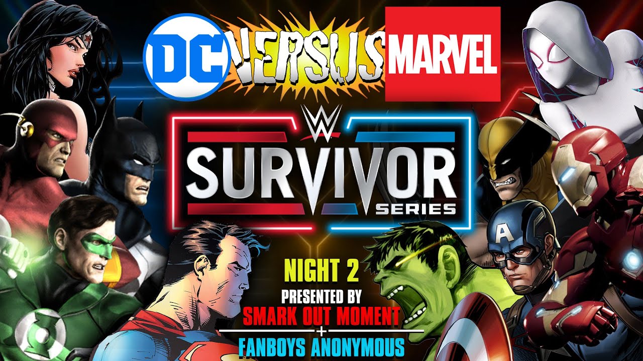 MARVEL vs DC Comics WWE SURVIVOR SERIES Superhero Edition Part 2 ...
