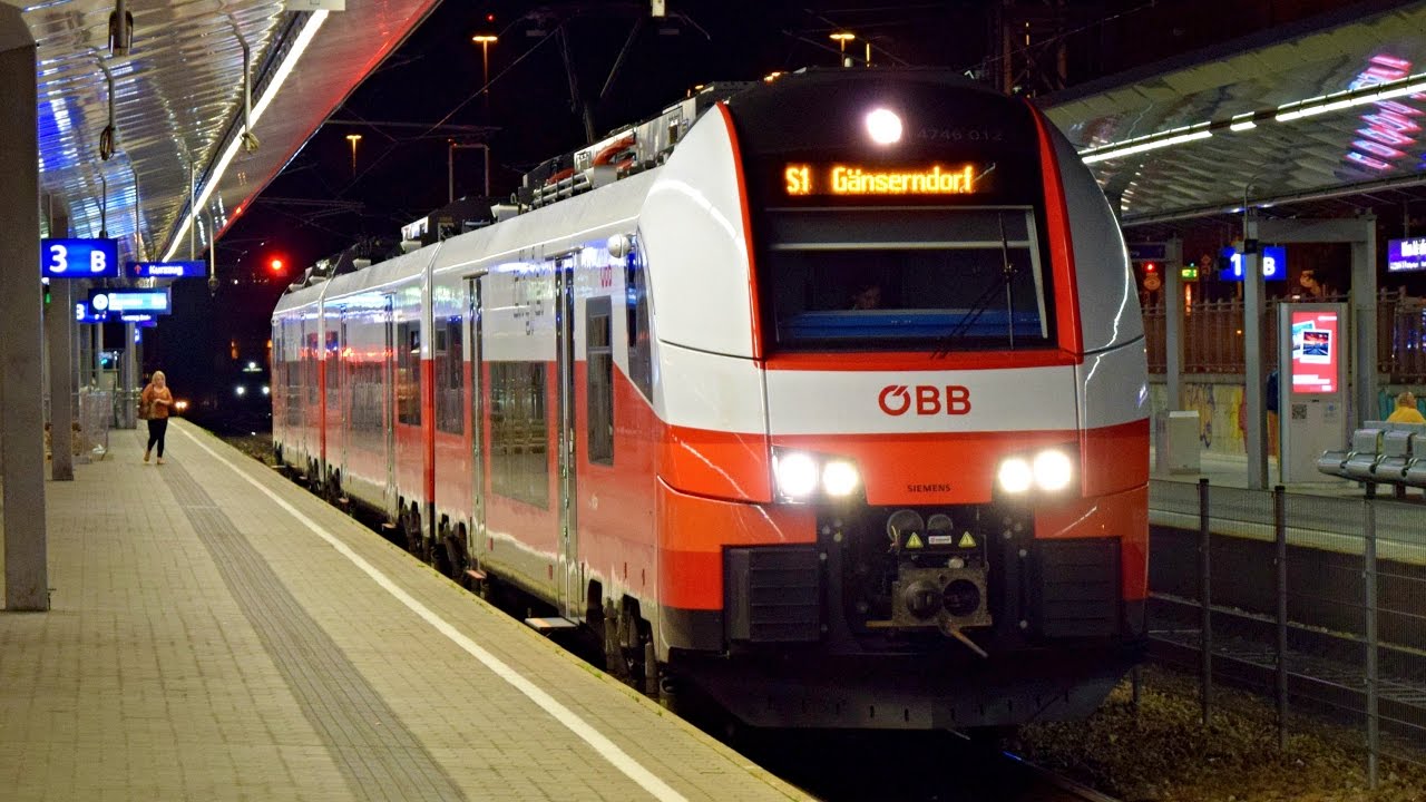 ÖBB cityjet in Wien Meidling - YouTube