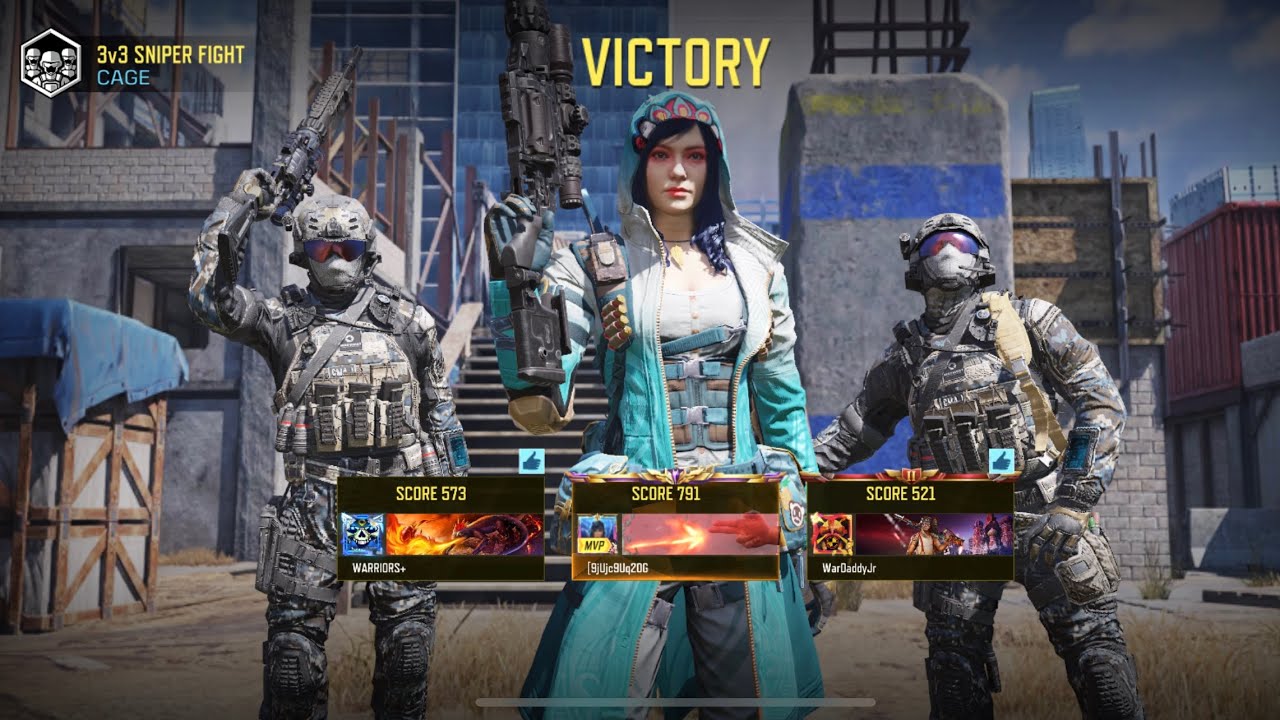 CODM 3v3 SNIPER FIGHT (CAGE) | YOUR DAILY CODM PLAYER - YouTube