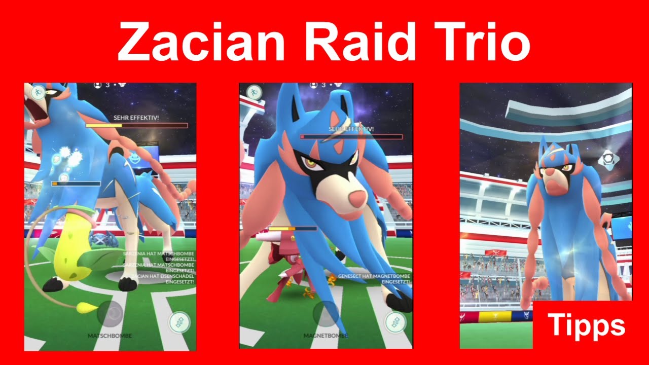 Zacian Raid Trio gewinnen. Wie man Zacian zu dritt im Level 5 Raid ...