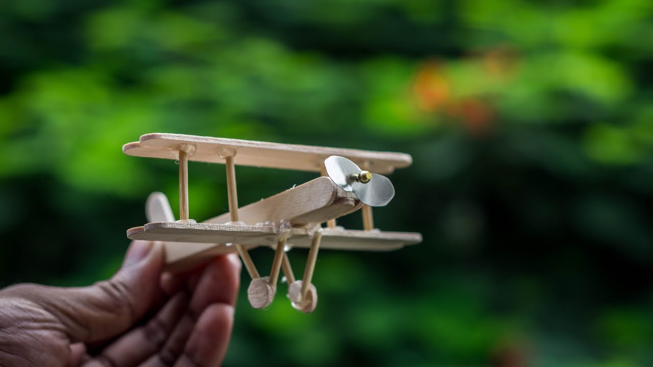 How to Make a Wooden Toy Plane DIY wooden toy airplane for kid - YouTube