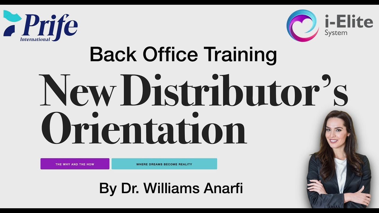 Prife International Back Office Training | IteraCare| by Dr Williams Anarfi - YouTube