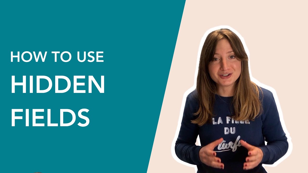 How to use hidden fields with Joonbot - YouTube