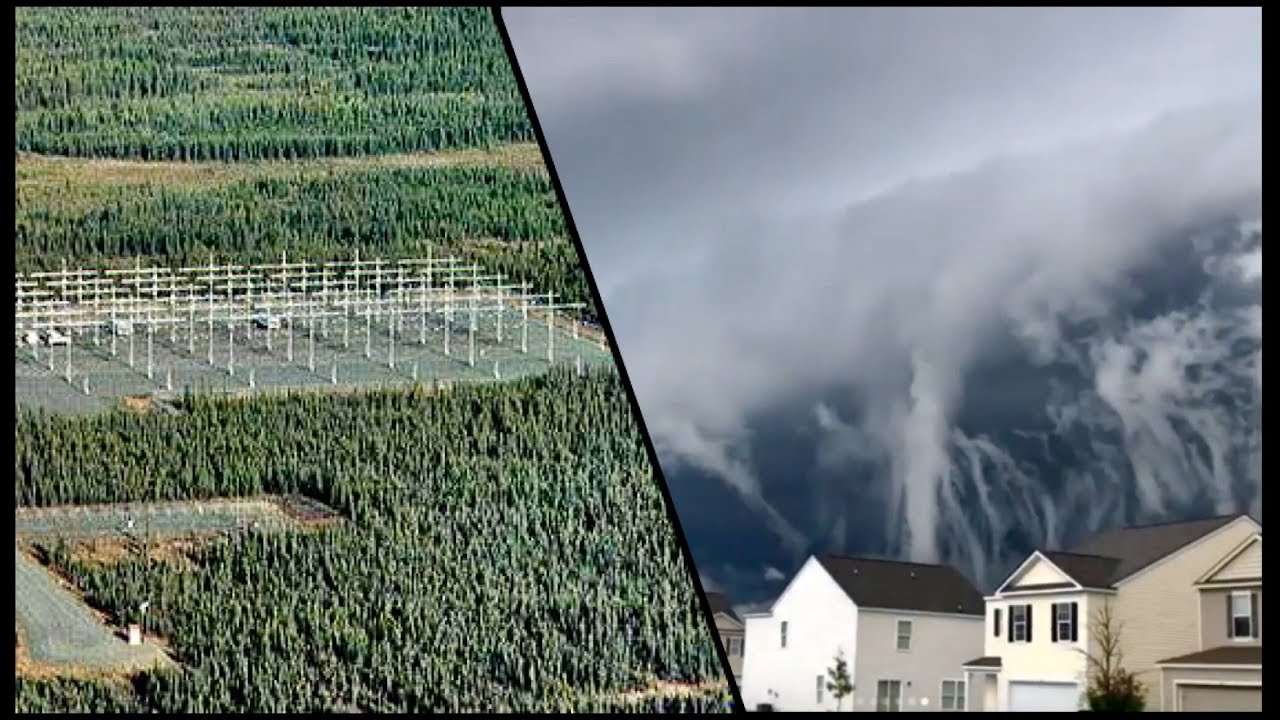 HAARP weather caught on video....2017 - YouTube