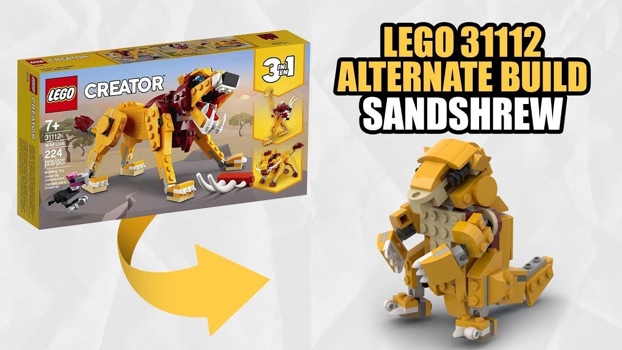 LEGO Creator 31112 Alternate Build - SANDSHREW - YouTube
