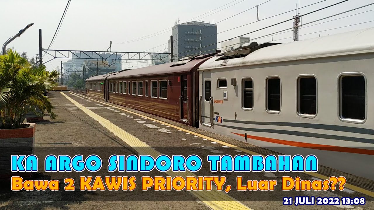 [HD] KERETA INI BAWA 2 KAWIS PRIORITY | Kereta Api Indonesia - YouTube