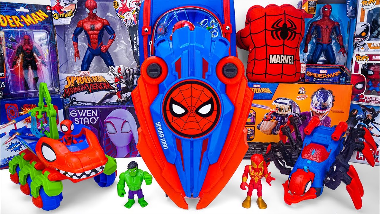 Marvel Spiderman Toys Unboxing Review | Spider Man Mask | Spider Man ...