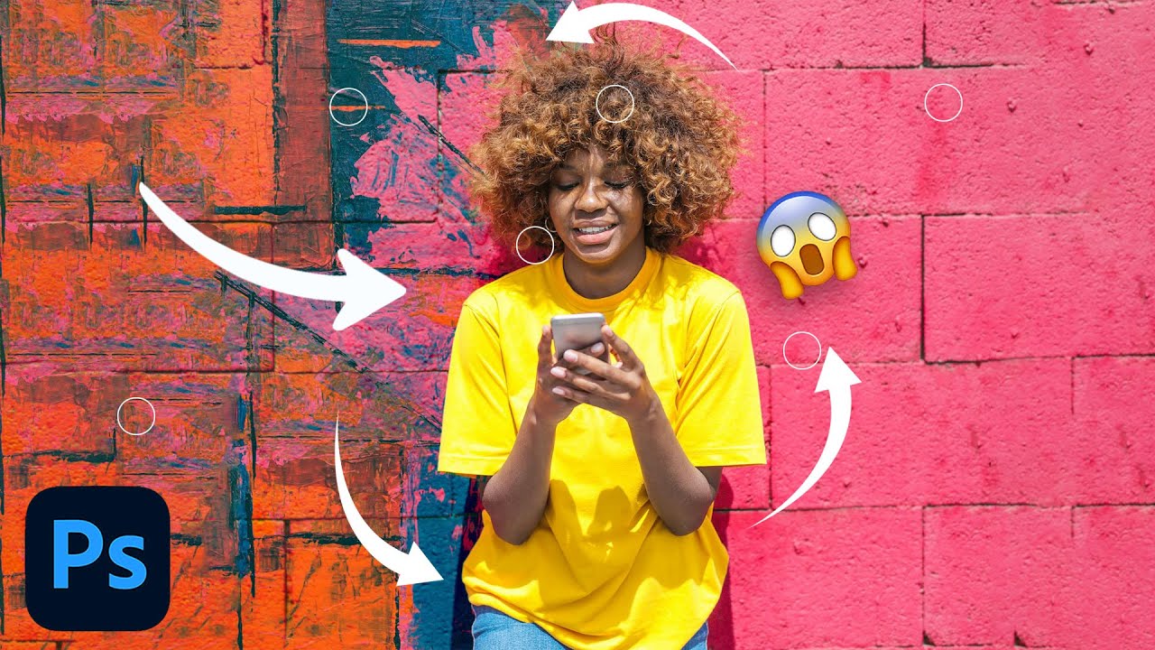 Photoshop Wall Art Effect: Turn Any Wall into a Masterpiece! 🎨 ...