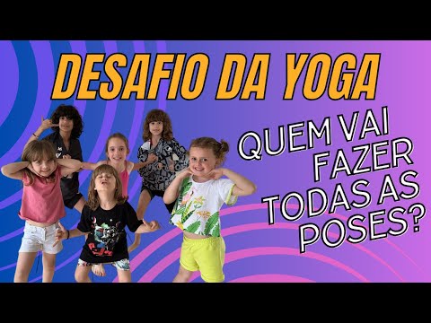 Desafio de Yoga com Crianças: Quem vai conseguir fazer todas as poses?