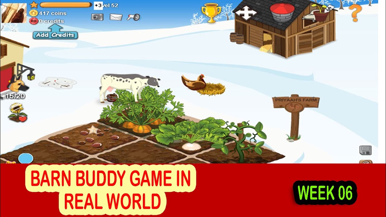 BARN BUDDY GAME || REAL WORLD FARM WEEK 06 - YouTube