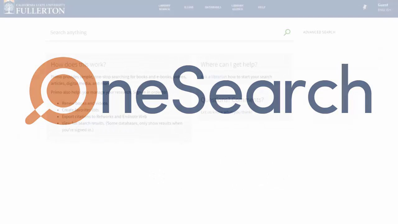 Introducing OneSearch - YouTube