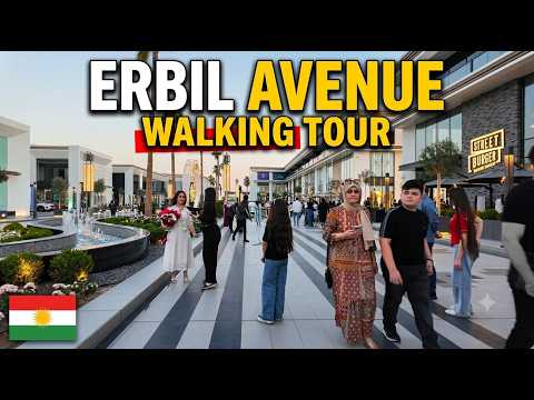 Erbil Kurdistan Walking Tour (4K)