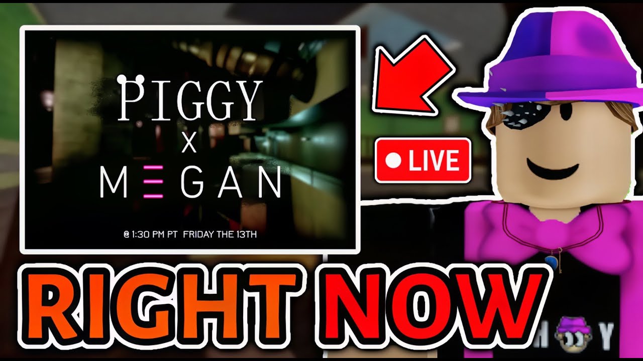🔴 NEW PIGGY M3GAN CHAPTER (ALL ENDINGS LIVE) - YouTube