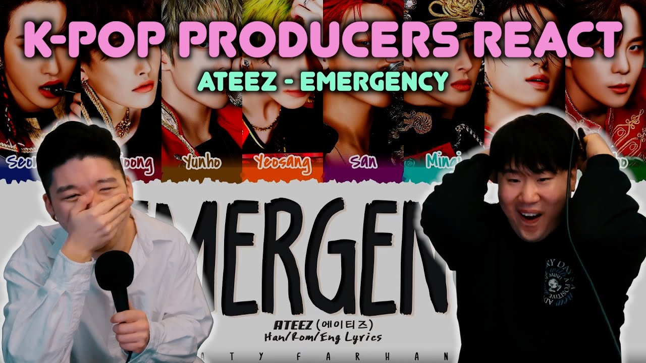 Musicians react & review ♡ ATEEZ - Emergency - YouTube
