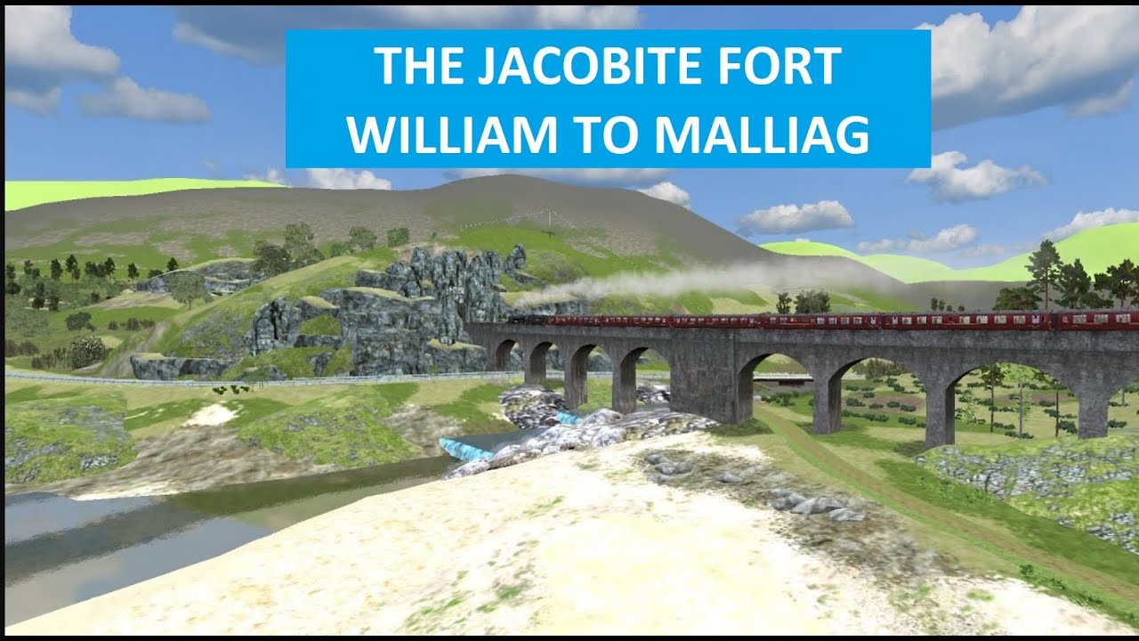 The Jacobite Steam loco 1015 Fort william to Mallaig - YouTube