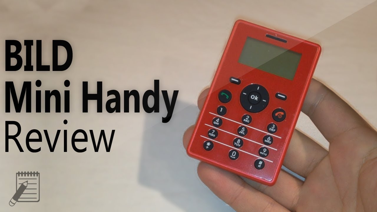 Review : BILD Mini Handy - YouTube