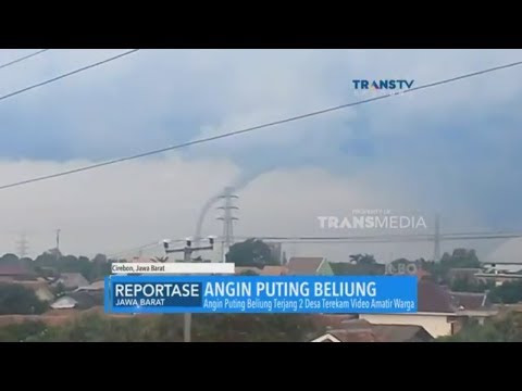 Puting Beliung Terjang Desa di Cirebon