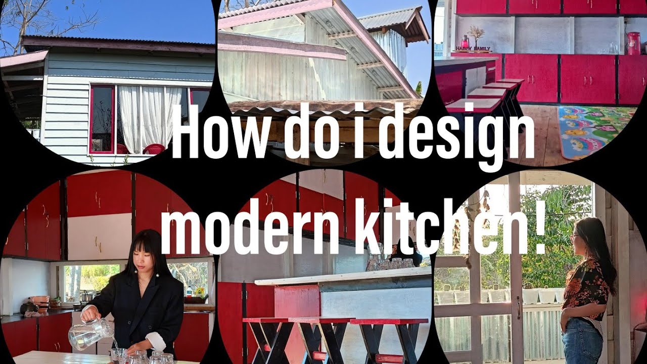 Building my dream house// modern kitchen design//Shon kr - YouTube