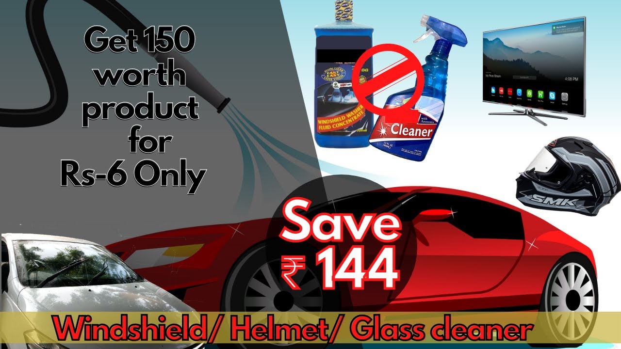 How to Super Clean Your Windshield glass | Glass Cleaner | windshield ...