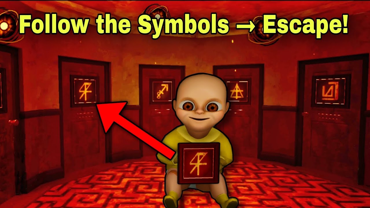 How to Escape the Exit Chapter in The Baby in Yellow – Symbol Puzzle ...