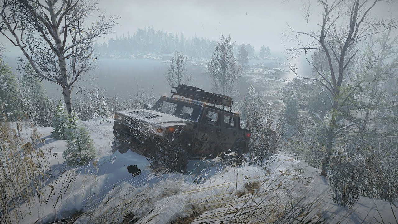 SnowRunner Alaska Hummer H2 Scouting Pedro Bay - YouTube
