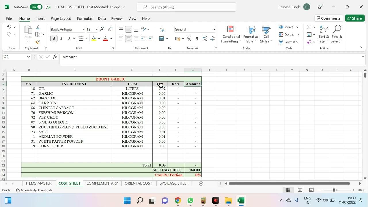 How To Calculate Food Cost In Excel Hotel Me Khane Ka Hisab Kaise how-to-calculate-food-cost-in-excel-hotel-me-khane-ka-hisab-kaise