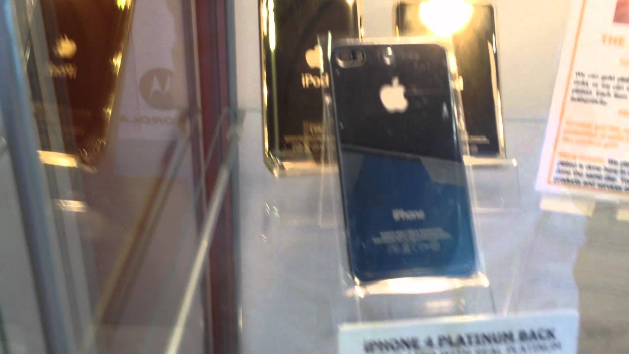 24ct Gold & Platinum Apple iPhone 4 - YouTube