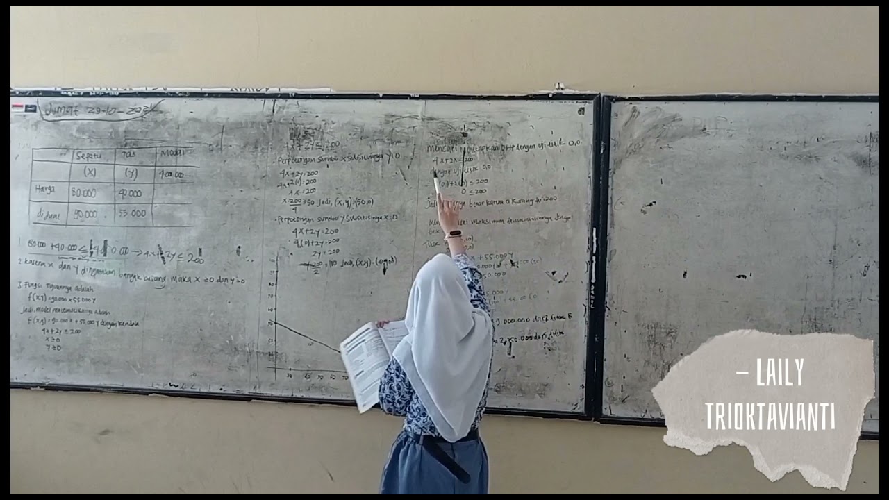 Tugas matematika wajib || Kelompok 3 || Sistem program linear - YouTube