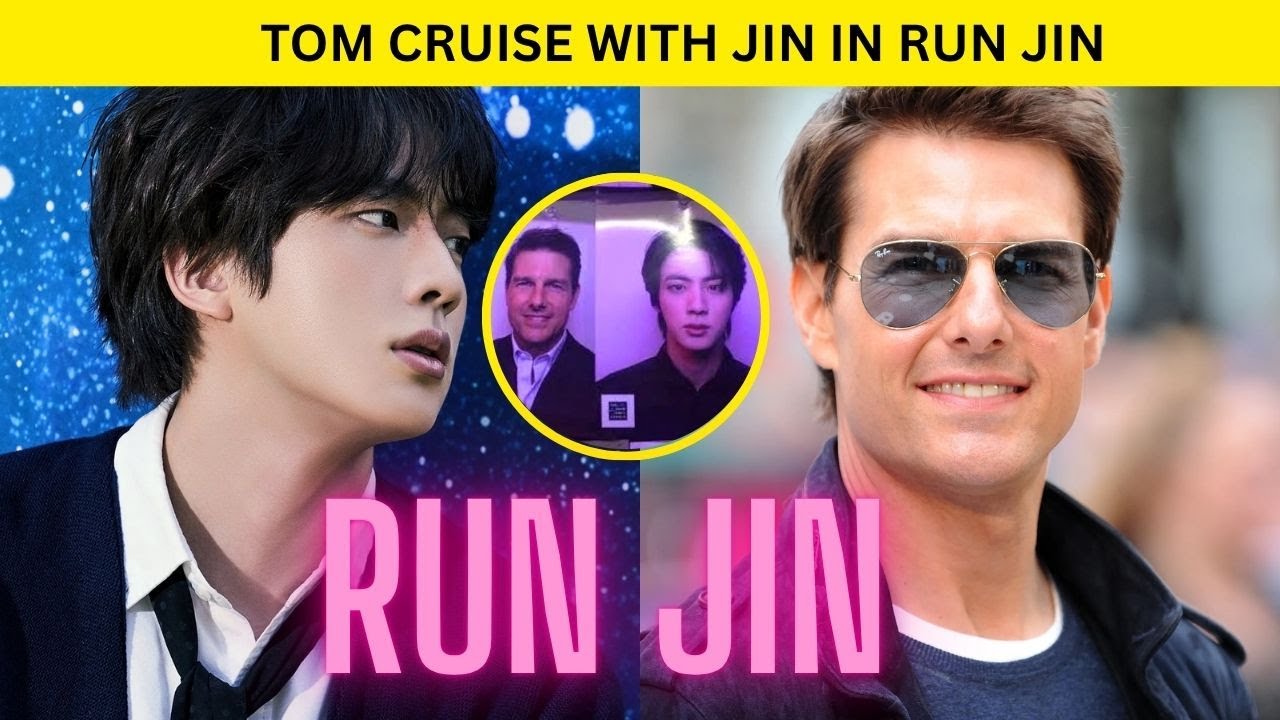 Tom Cruise with Jin in Run Seokjin 💜 The Most Unexpected Run Jin ...