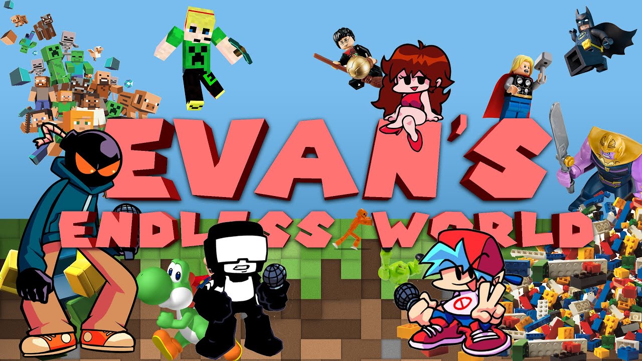 Evan's Endless World: FNF waiting for week 8 - YouTube