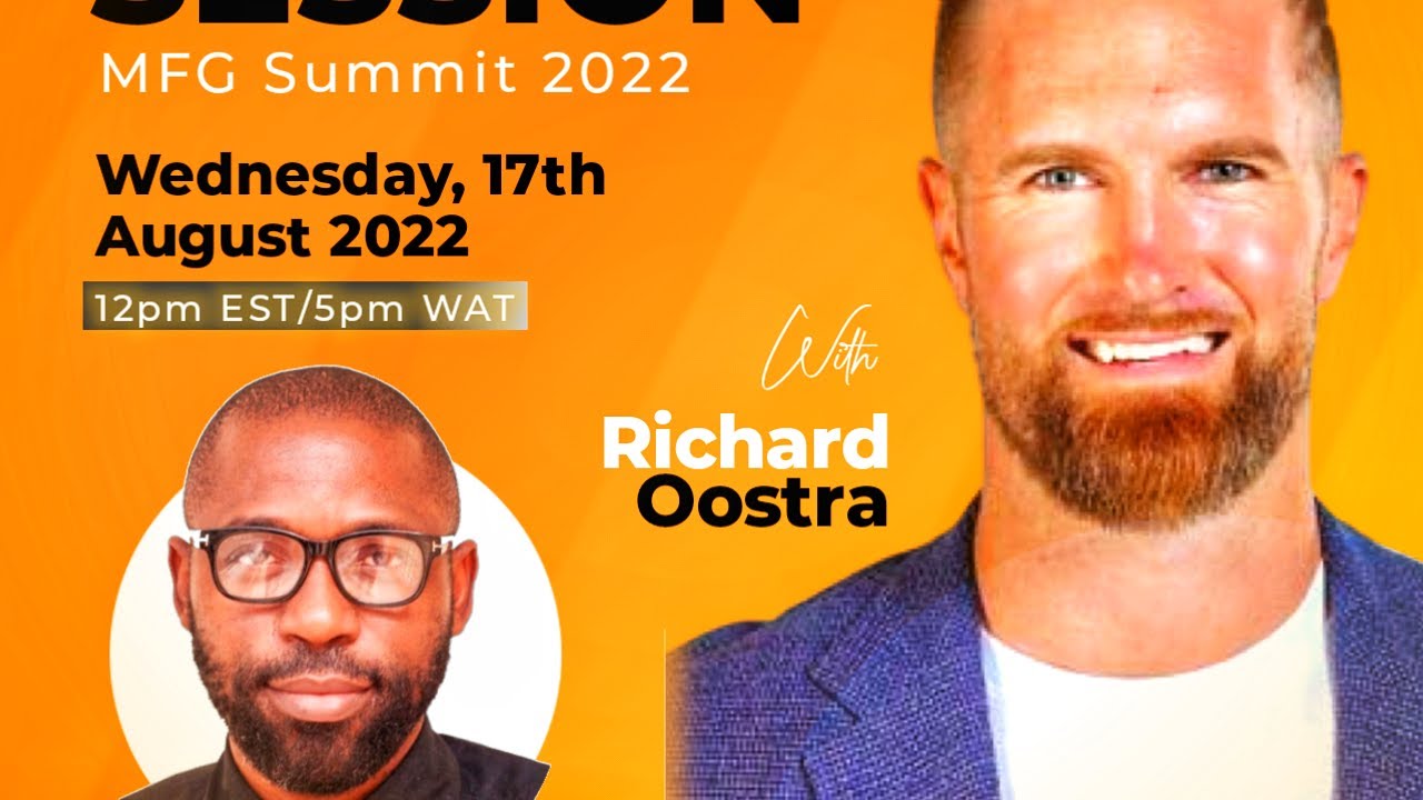 Pre-Summit Session with Richard | MFG Summit 2022 - YouTube