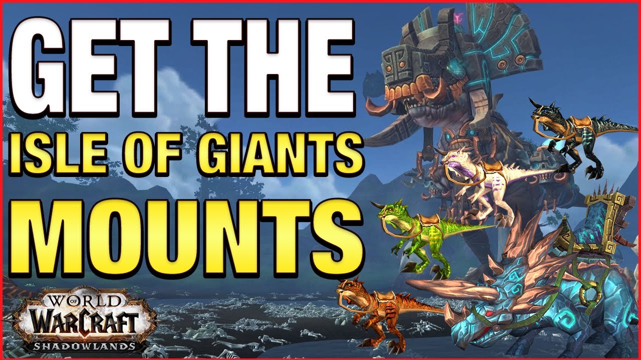 How To Get The Isle of Giants Mounts | Oondasta Mount Guide | Primal ...