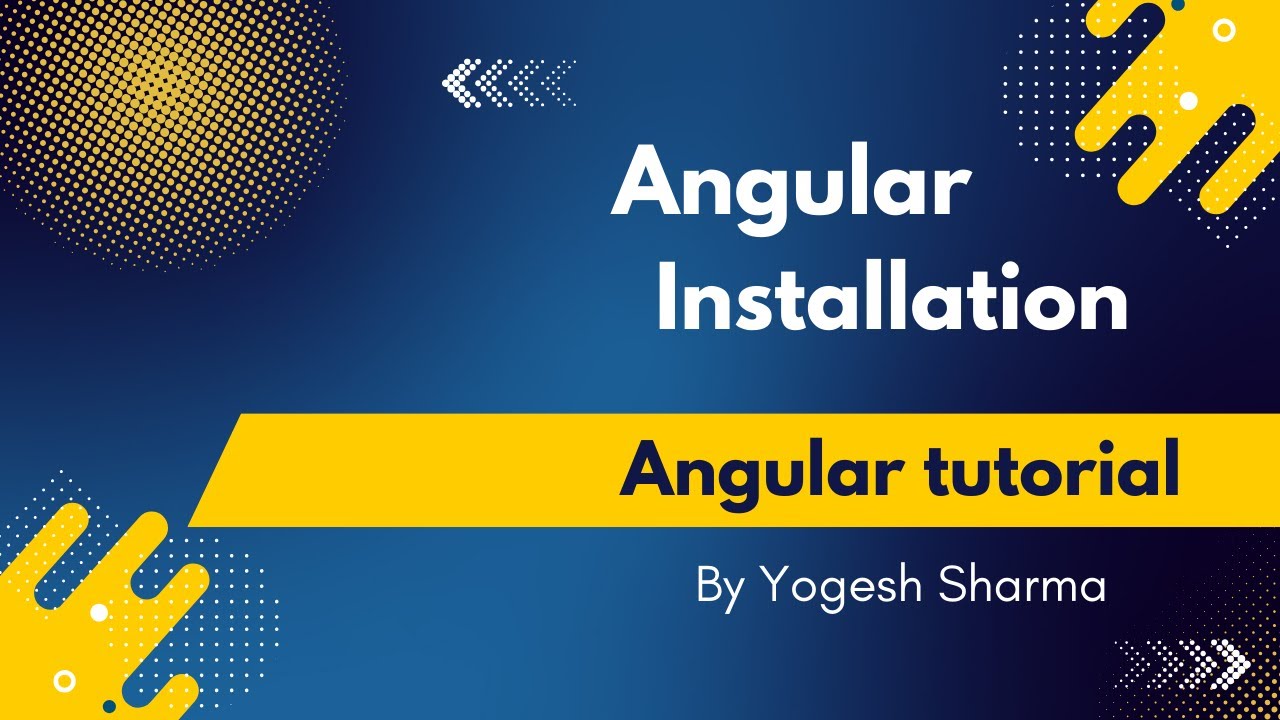Angular 18 installation in Windows | Hindi - YouTube