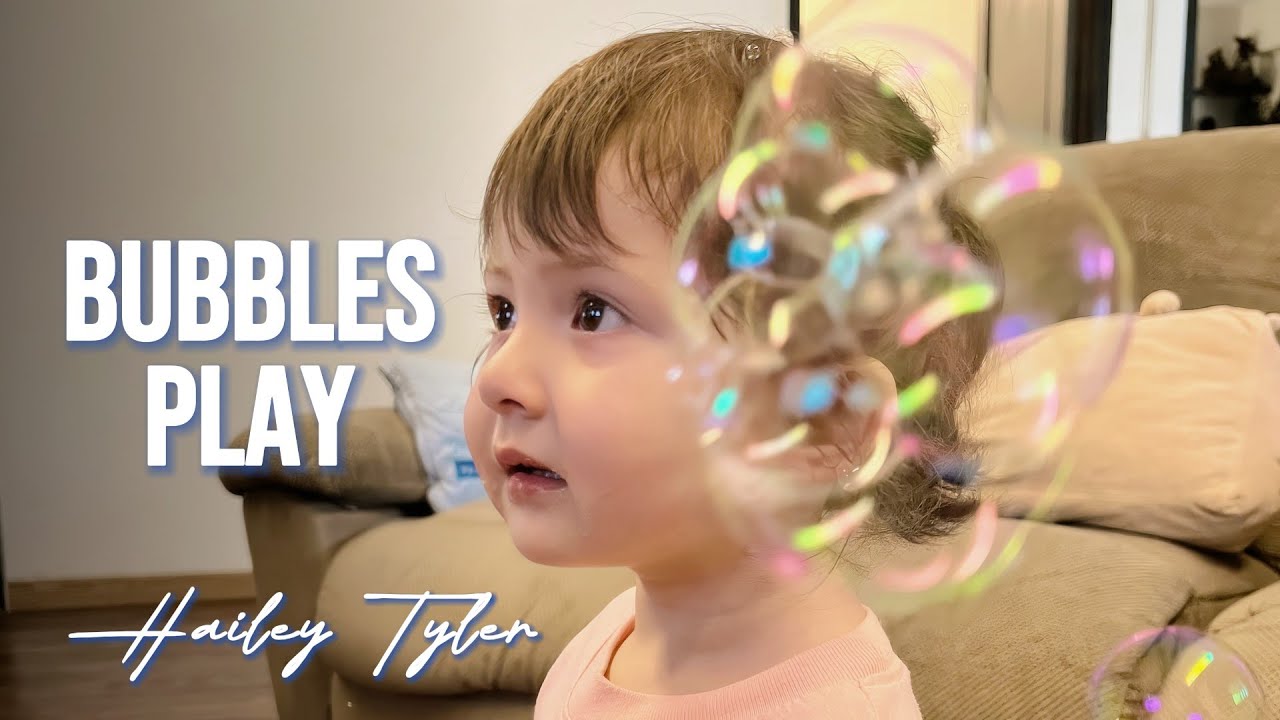 Like it Hailey Baby Bubbles Play 💕Hailey Baby Playing Bubbles Fun - YouTube