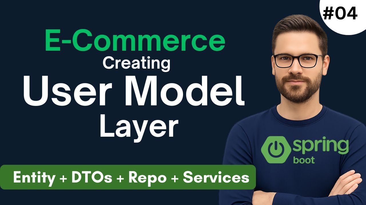 User Service Model Layer Completed | Entity, DTO, Repository in Spring ...