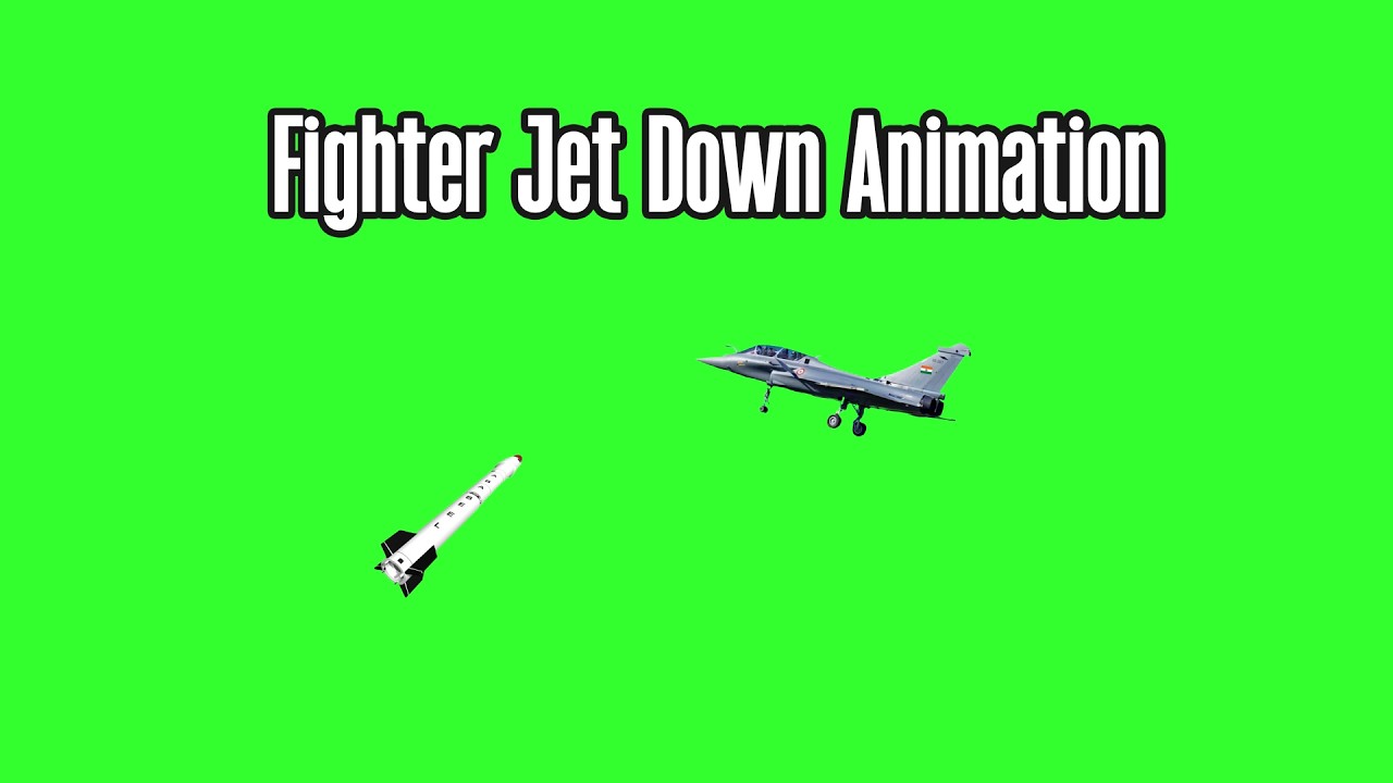 Fighter Jet Hit by Missile | Epic Jet Crash Animation | No Copyright FX ...