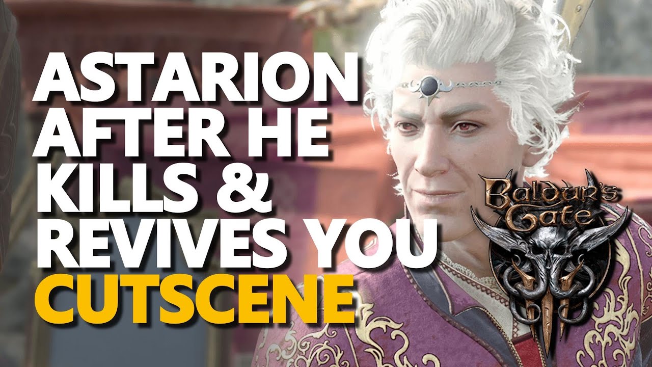 Astarion after he kills and revives you Baldur's Gate 3 Cutscene - YouTube