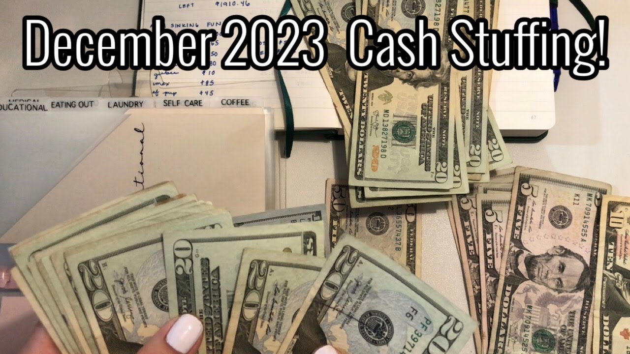 December 2023 Cash Stuffing! - YouTube