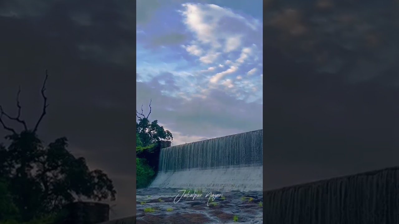 khandari waterfall Jabalpur border box road - YouTube