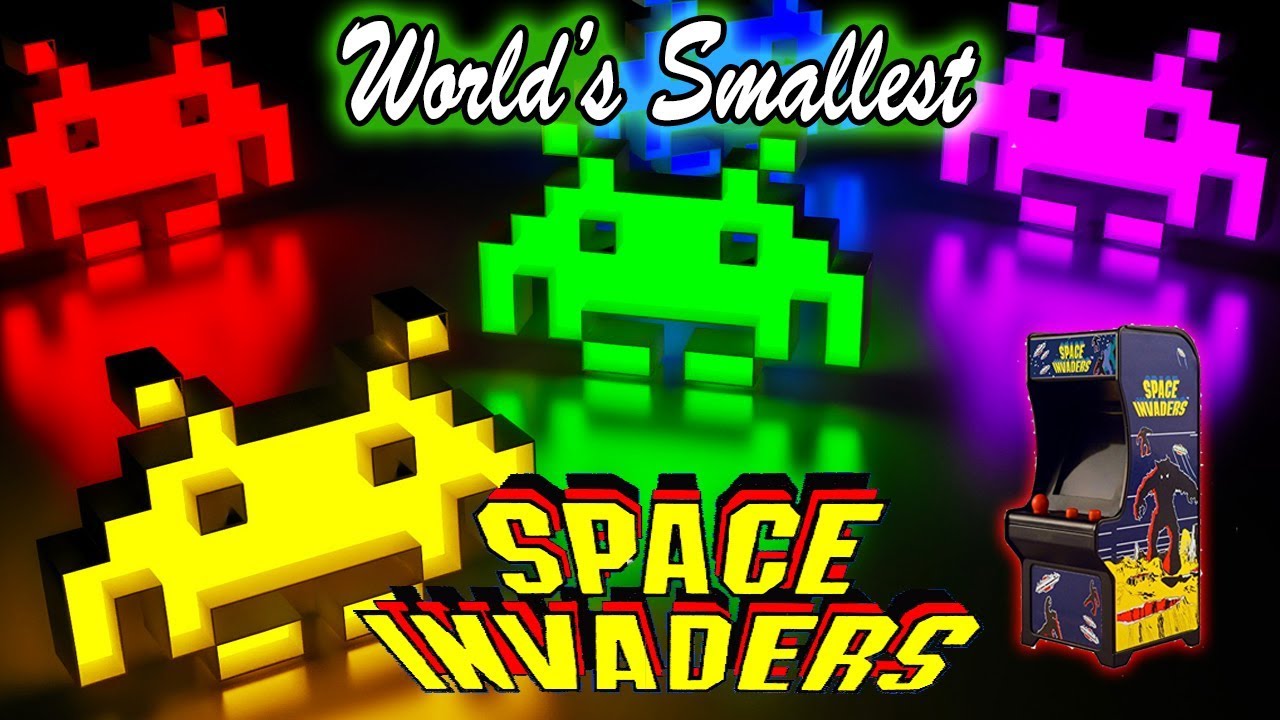 Tiny Arcade Space Invaders World'S Smallest Arcade Unboxing & Review - YouTube