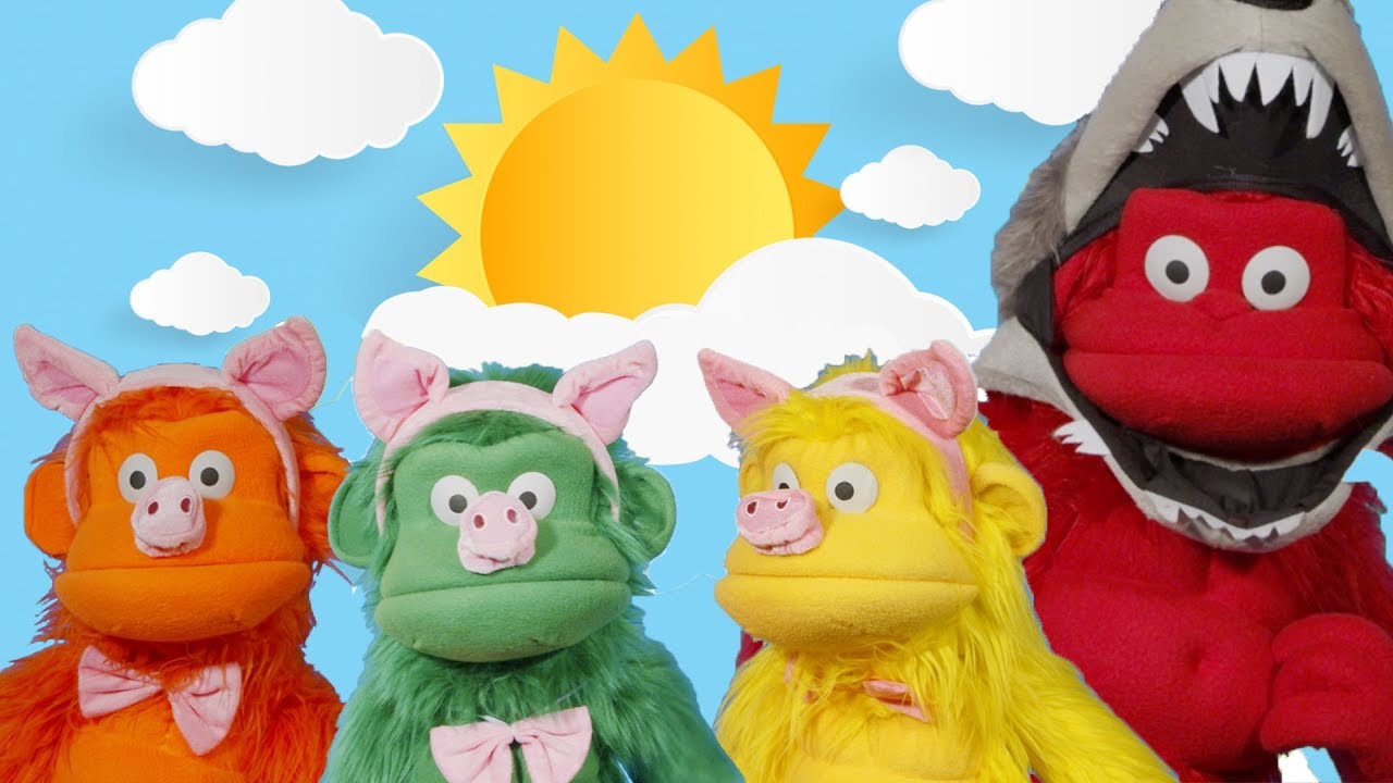 Three Little Pigs | Puppets For Kids | Kids Videos | ABCs and 123s ...