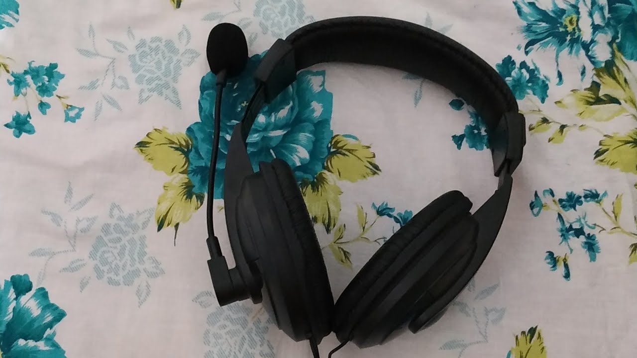 Frontech computer headphone unboxing HF 3442 - YouTube