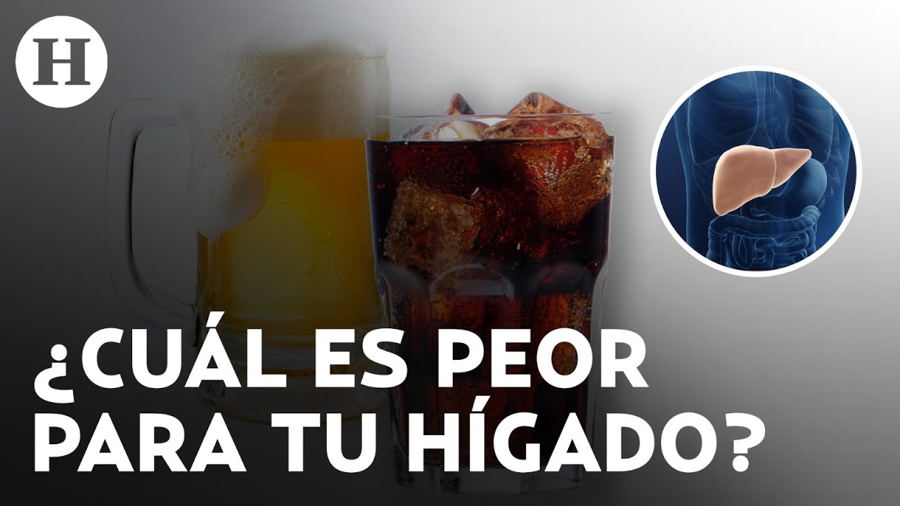 El hígado resiente tanto el alcohol como el azúcar, pero ¿Cuál le hace ...