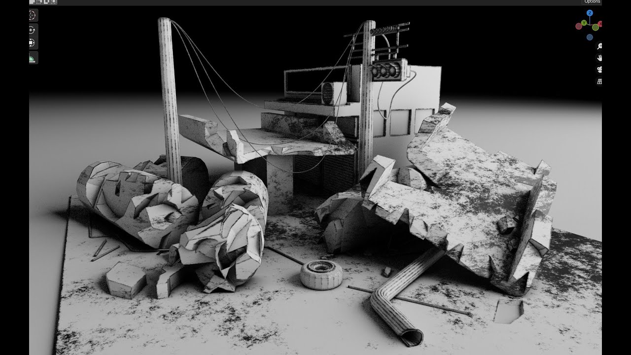 Make a City Scene - Grid Modeler (blender addon) - YouTube