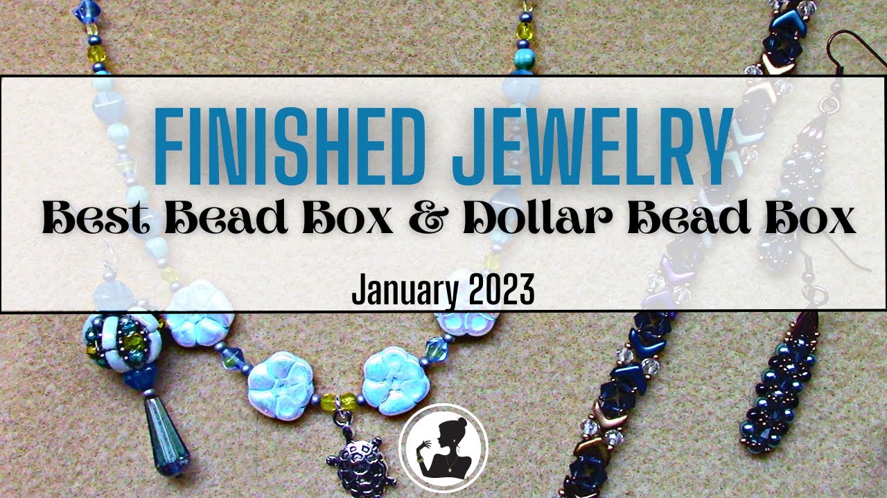 Finished Jewelry From Best Bead Box and Dollar Bead Box - YouTube