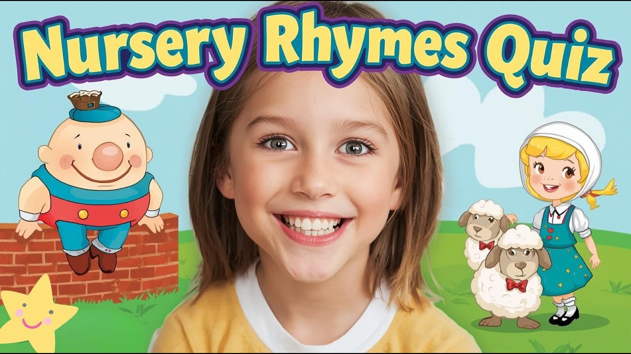 Nursery Rhymes Quiz for Kids | 10 Fun Questions | Kindergarten Learning ...